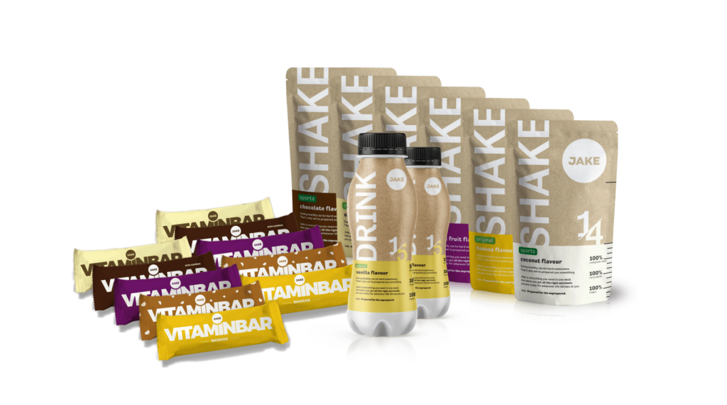 Plant-based vegan meal replacement - Mix & Match - Jakefood